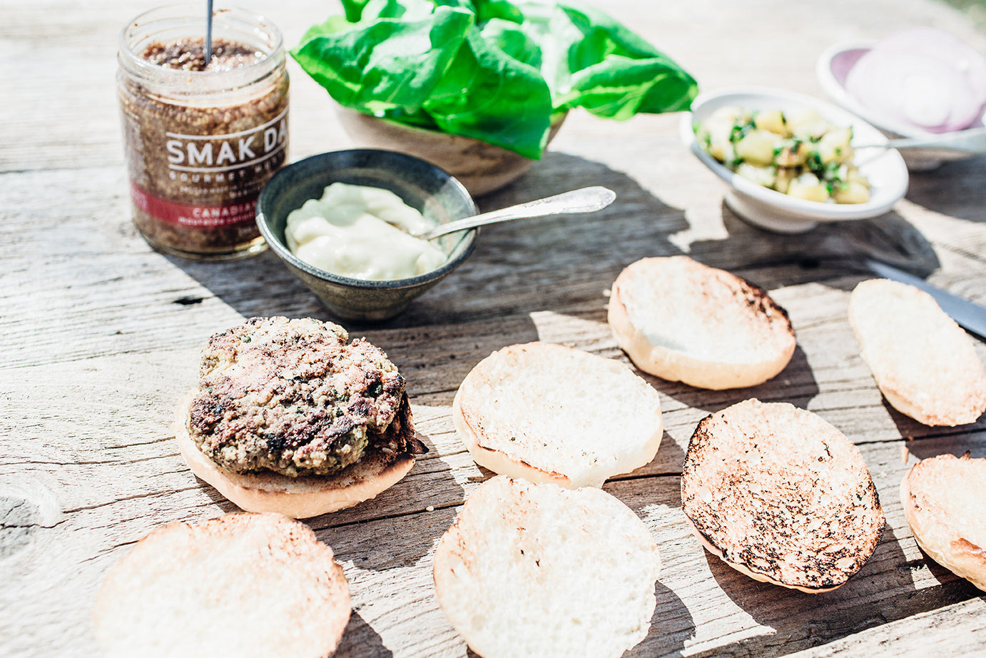 BBQ Teriyaki Pork Sliders with Sweet Pineapple Salsa – Smak Dab Mustard