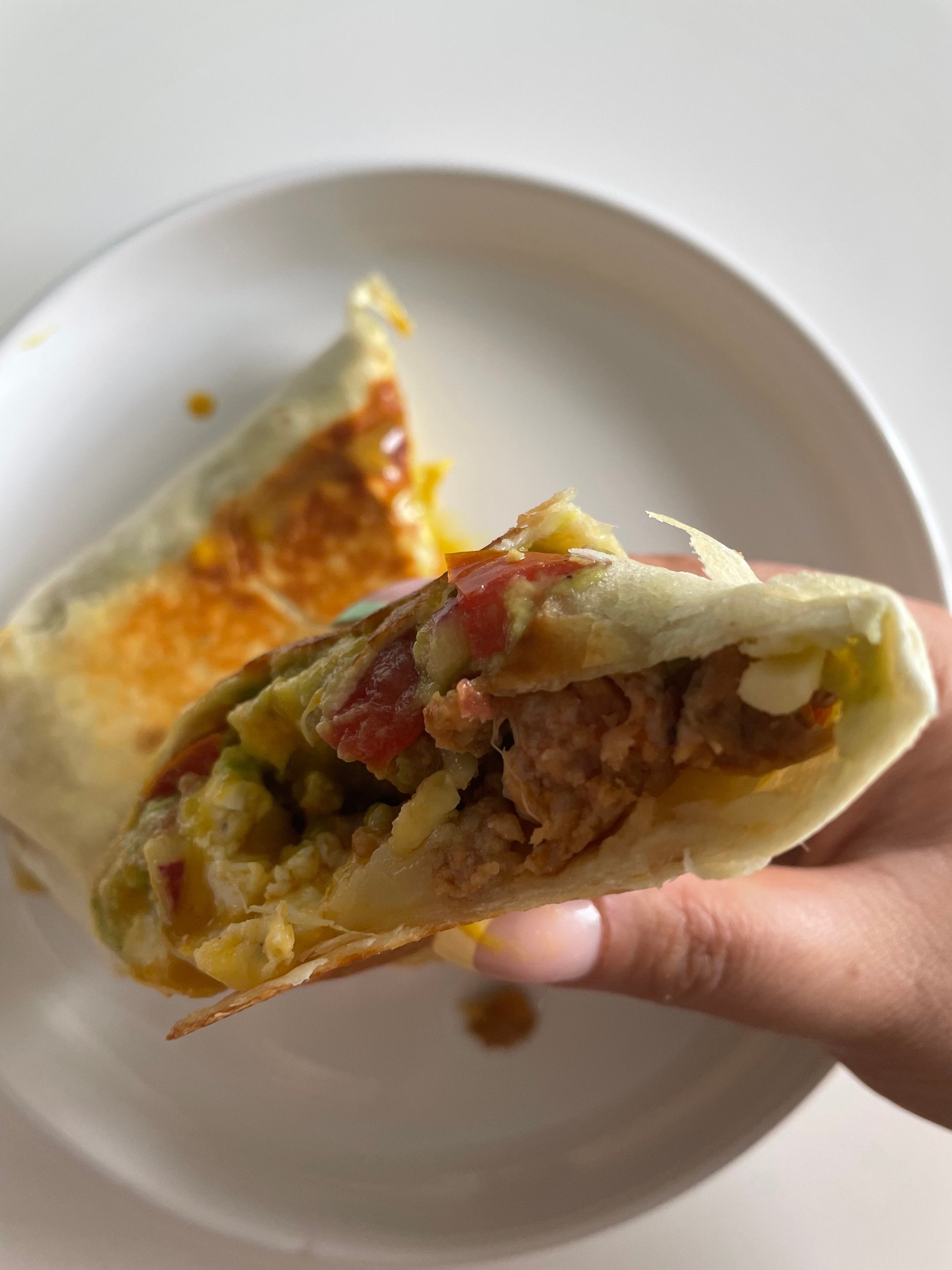 Spicy Pan Fried Breakfast Burritos – Smak Dab Mustard